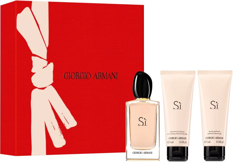 Giorgio Armani - Si edp 100ml + 75ml kupka + 75ml losion / LADY / SET