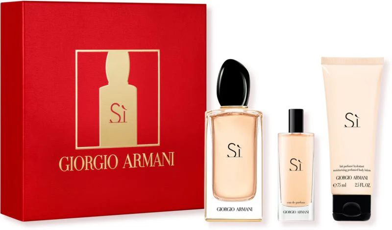 Giorgio Armani - Si edp 100ml + 15ml minijatura + 75ml losion / LADY / SET