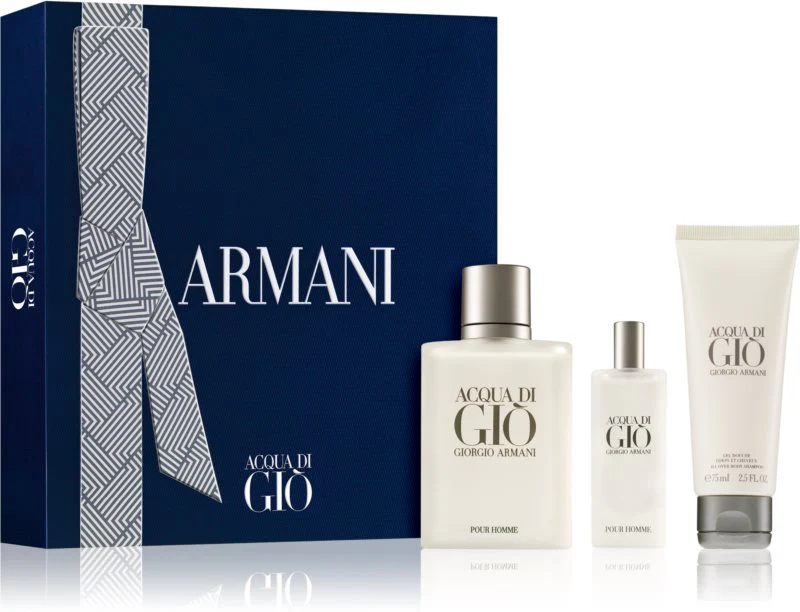 Giorgio Armani - Acqua Di Gio edt 100ml + 15ml + 75ml kupka / MAN / SET