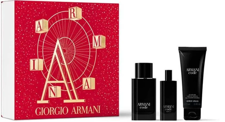 Giorgio Armani - Code parfum 75ml + 15ml + 75ml kupka / MAN / SET
