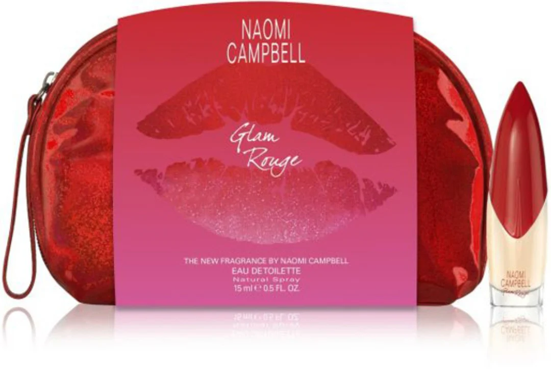 Naomi Campbell - Glam Rouge edt 15ml + neseser / LADY / SET