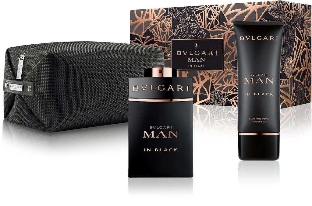 Bvlgari - Man in Black edp 100ml + 100ml balzam + neseser / MAN / SET