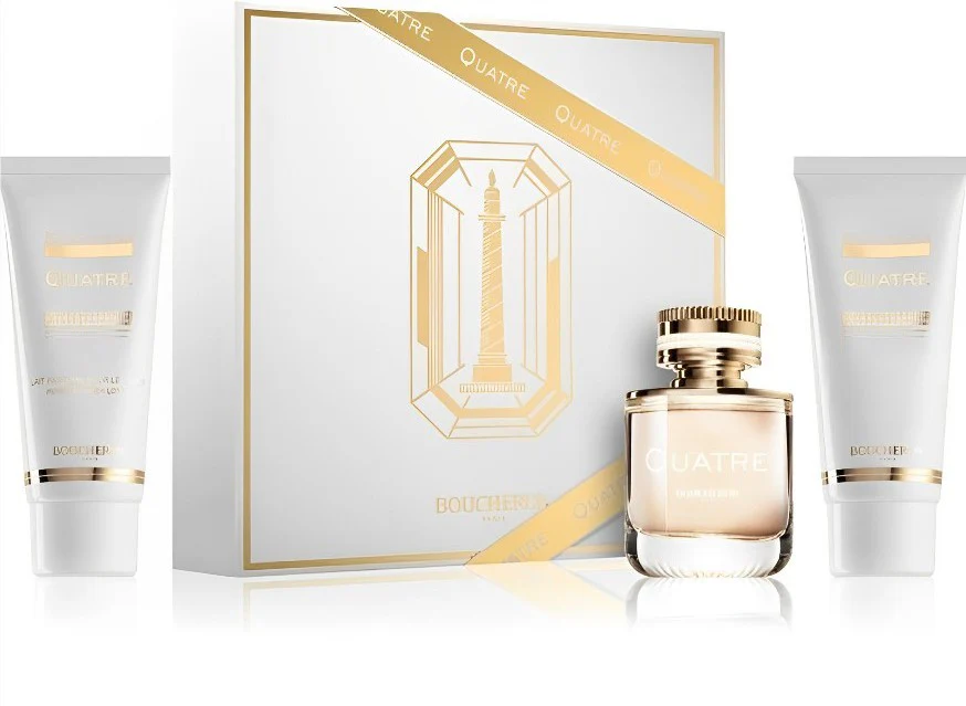 Boucheron - Quatre edp 100ml + 100ml losion + 100ml kupka / LADY / SET