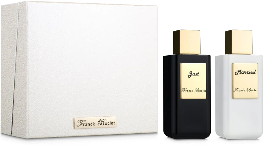 Franck Boclet - Just parfum 100ml + Married parfum 100ml / MAN & LADY / SET