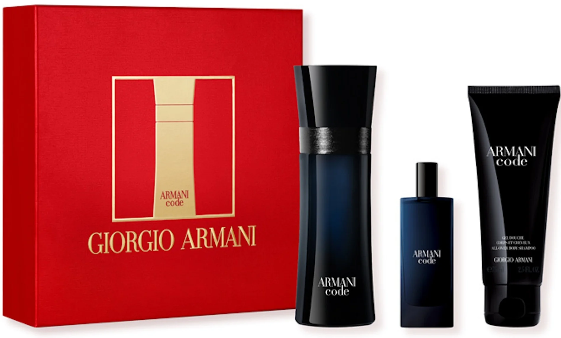 Giorgio Armani - Code edt 75ml + 15ml + 75ml kupka / MAN / SET