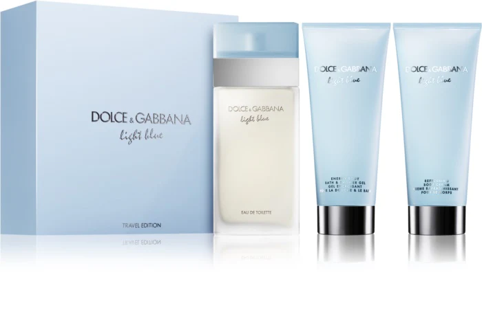 DG - Light Blue edt 100ml + 100ml losion + 100ml kupka / LADY / SET