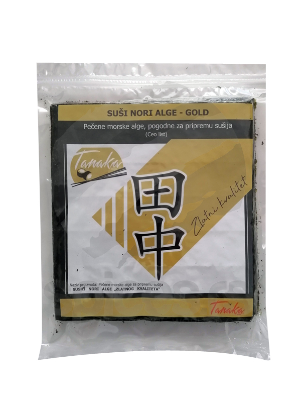 Suši Nori Alge „Tanaka“ 140gr (50 listova) Zlatni kvalitet
