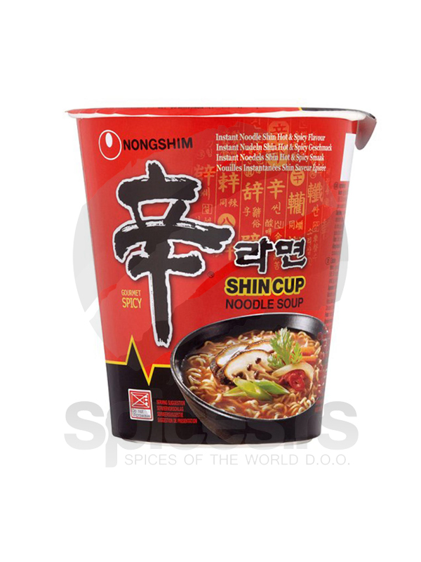 Ramen Testenine u posudi „Shin“ ljute 68gr