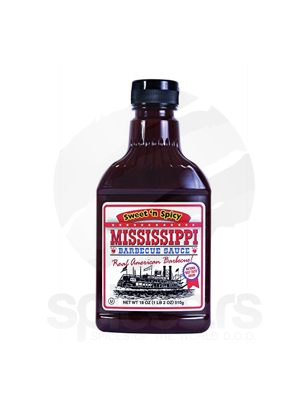 Mississippi Barbecue Sos – Sweet & Spicy 510 gr