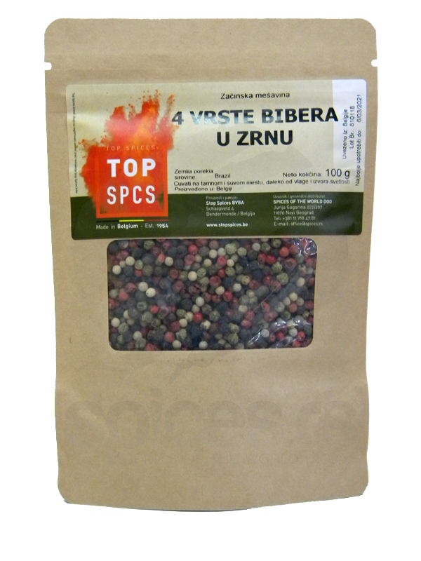 Četiri vrste bibera 100gr (50/1)