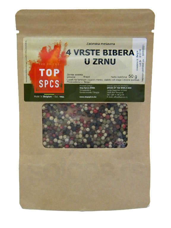 Četiri vrste bibera 50gr (100/1)