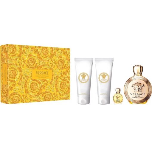 Versace Set Eros 2014 W edp 100ml + edp 5ml + 100ml BL + 100ml SG