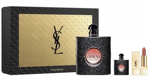 YSL Set Black Opium 2014 W 90ml edp + 7,5ml edp + rouge