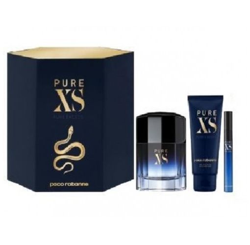 P.R. Set Pure XS 2017 M edt 100ml + 100ml SG + edt 10ml