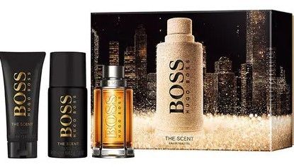 HB Set Boss The Scent 2015 M 100ml edt + 150ml Deo + 100ml SG