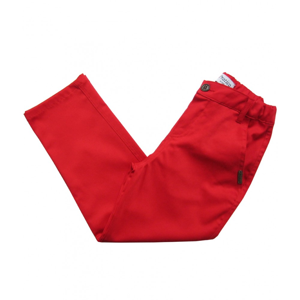 Crvene pantalone za male dečake