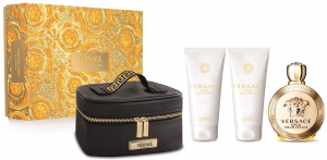 Versace Set Eros 2014 W edp 100ml + 100ml BL + 100ml SG + Bag