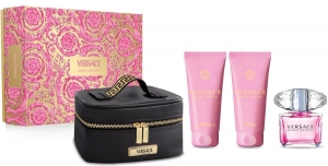 Versace Set Bright Crystal W 90ml edt + 100ml BL + 100ml SG + Bag