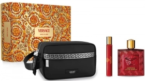 Versace Set Eros Flame 2018 M edp 100ml + edp 10ml + Bag