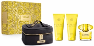 Versace Set Yellow Diamond W 90ml edt + 100ml BL + 100ml SG + Bag