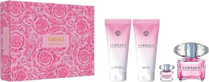 Versace Set Bright Crystal W 90ml edt + 100ml SG + 100ml BL + 5ml edt