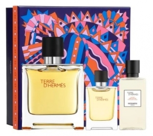 Hermes Set Terre D` Hermes Parfum M 75ml + 40ml ASB + Parfum 12,5ml