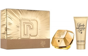 P.R. Set Lady Million W 80ml edp + 100ml BL