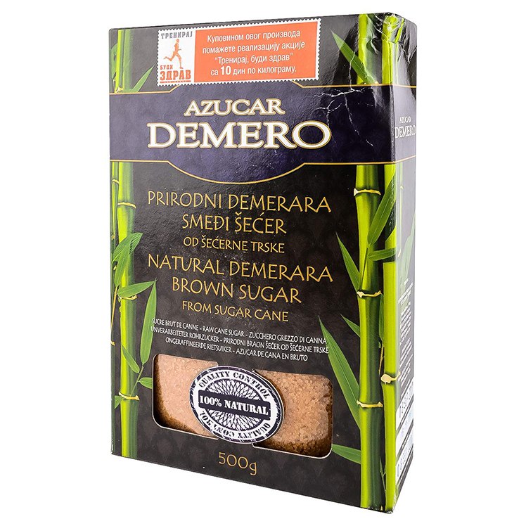 DEMERO ŠEĆER SMEĐI
OD TRSKE 500g
