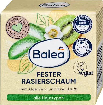 BaleaČvrsta pena za brijanje - aloe vera i kivi, 60 g