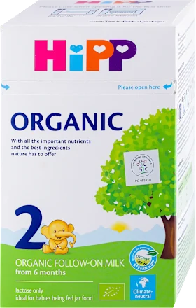 HiPP
ORGANIC 2 prelazno mleko za odojčad, od 6. meseca, 800 g
Prelazno mleko