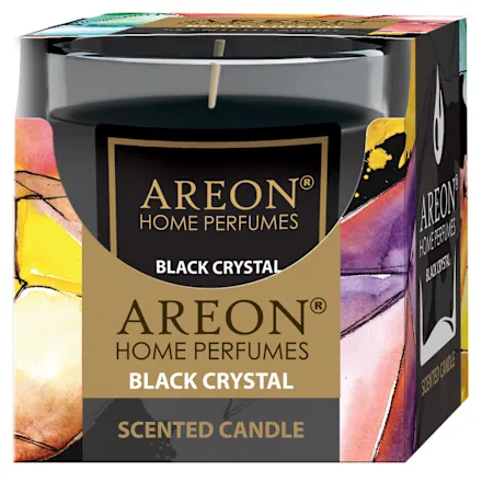 areonHOME PERFUMES BLACK CRYSTAL mirisna sveća, 1 kom
