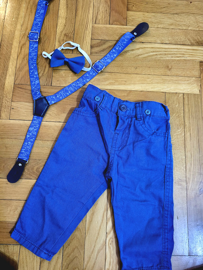 Pantalone, tregeri + masna NOVO 6m