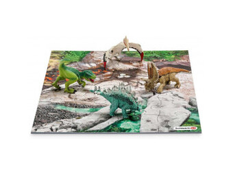 SCHLEICH Mali dinosauros sa podlogom od puzli 42213