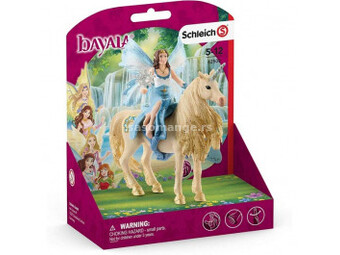 Schleich Eyela jase na zlatnom jednorogu 42508