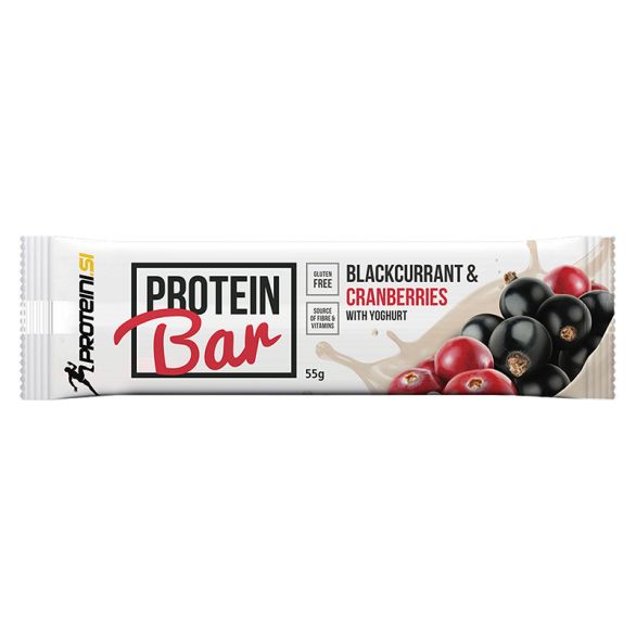 Proteini si protein bar Blackcurrant&Cranberries 55g
