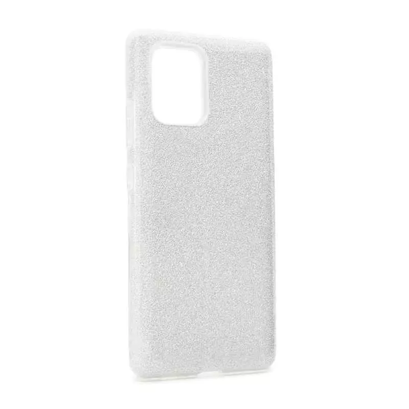 Maska Crystal Dust za Samsung S10 Lite/A91/S10 Lite srebrna