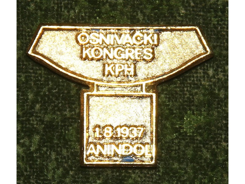 OSNIVAČKI KONGRES KPH ANINDOL 1937.