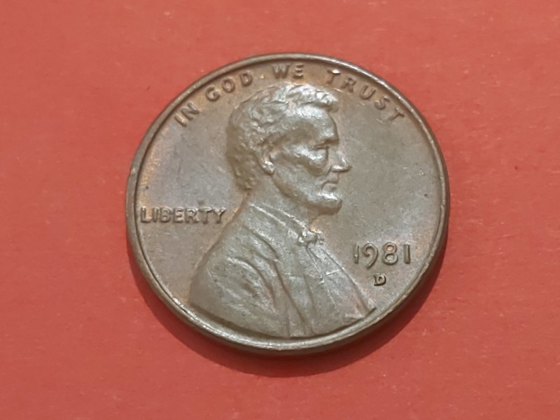 USA - 1 cent 1981 god D