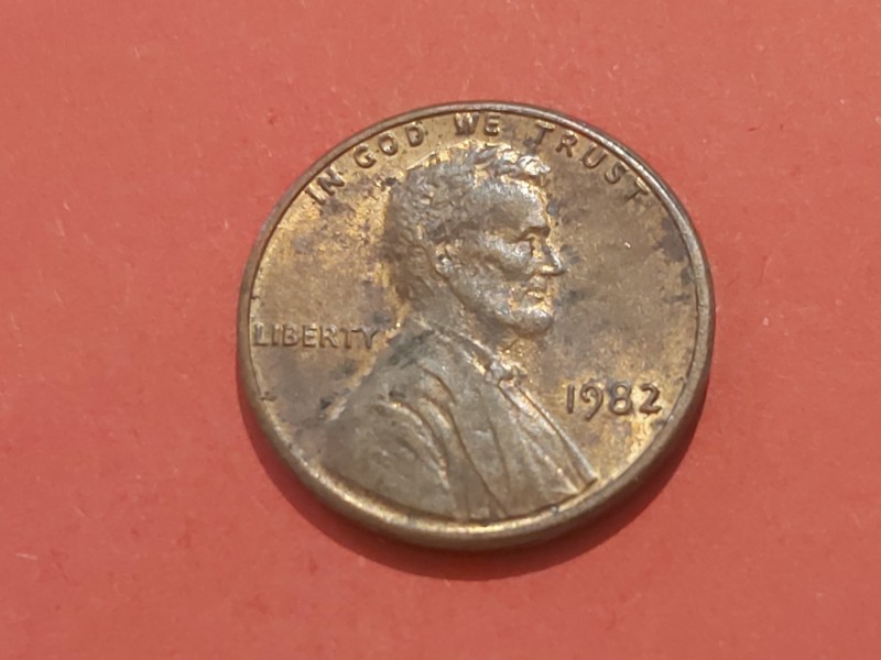 USA - 1 cent 1982 god