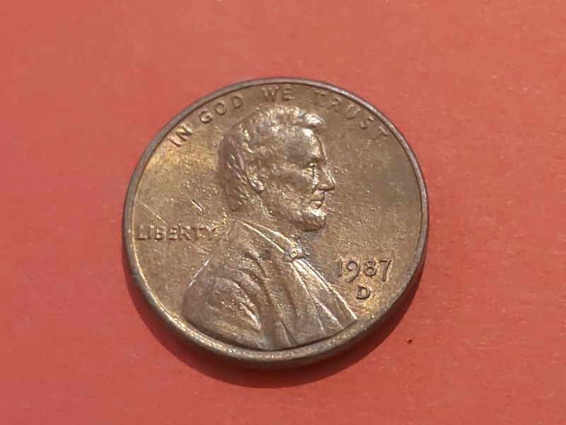 USA - 1 cent 1987 god D