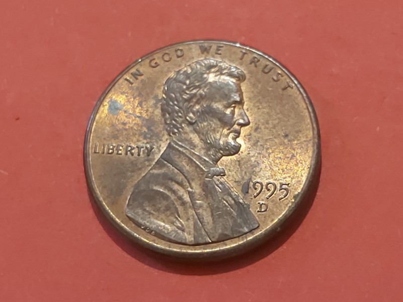 USA - 1 cent 1995 god D