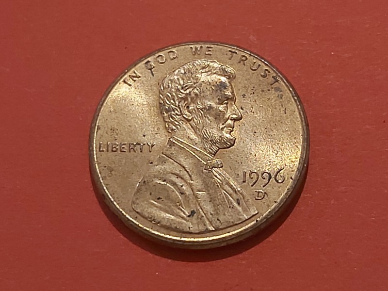 USA - 1 cent 1996 god D