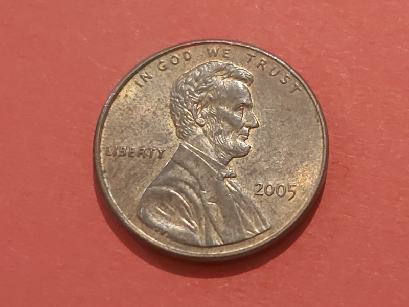 USA - 1 cent 2005 god