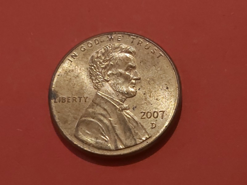 USA - 1 cent 2007 god D