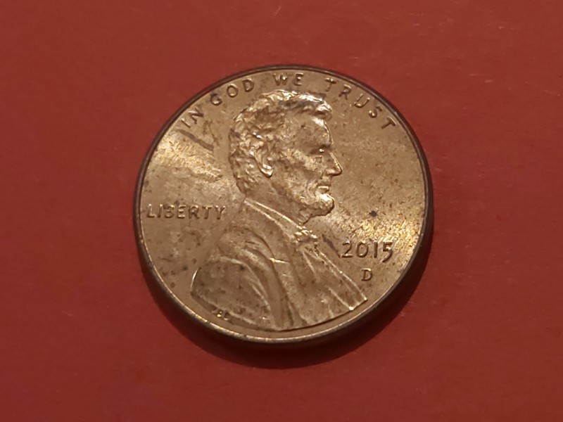 USA - 1 cent 2015 god D