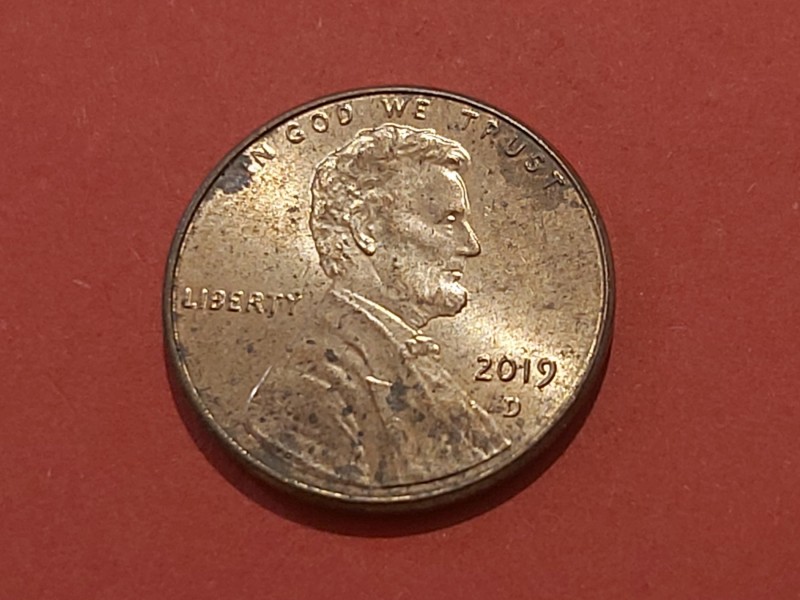 USA - 1 cent 2019 god D