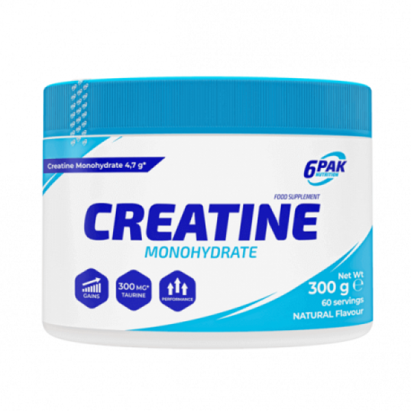 6PAK CREATINE MONOHYDRATE 300G