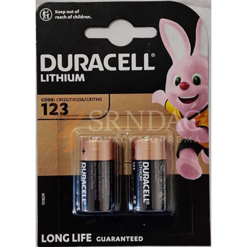 Duracell CR123 litijumska baterija