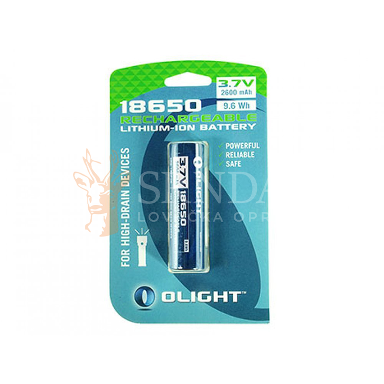Olight 18650 punjiva baterija 2600mAh Li-Ion
