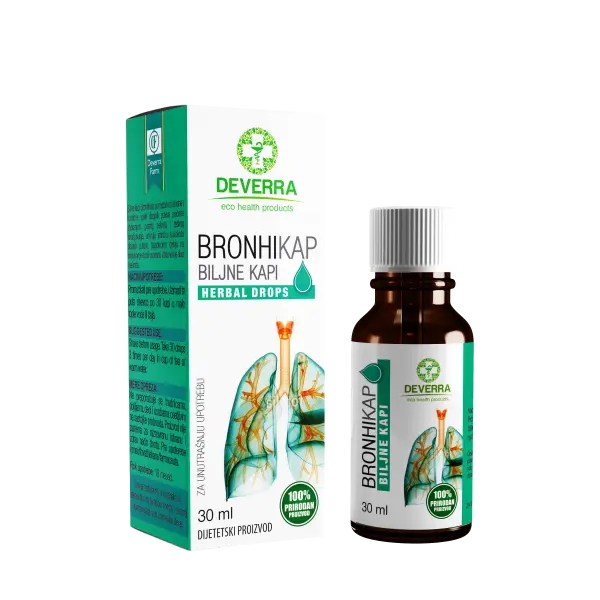 DEVERRA Biljne kapi Bronhikap 30 ml